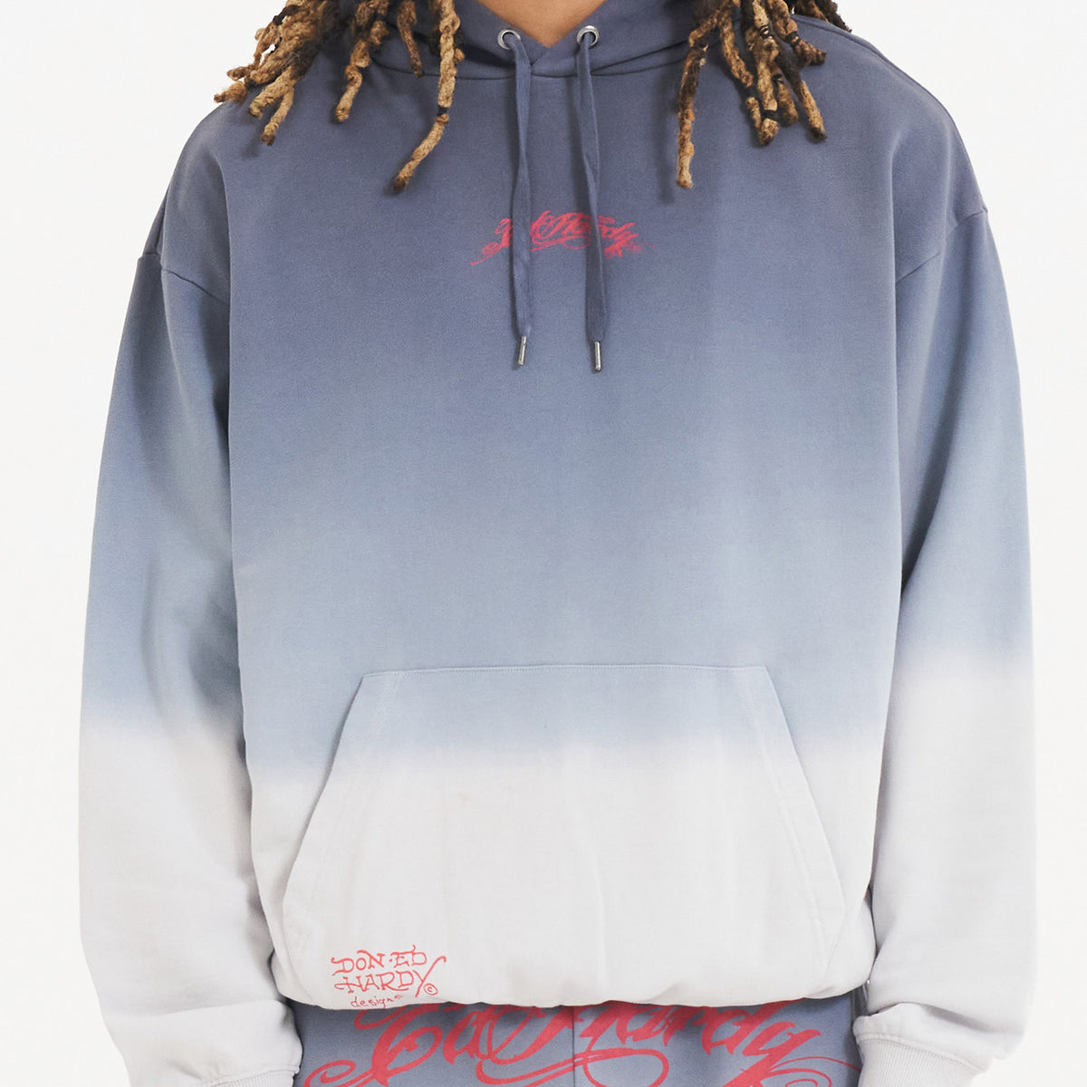Mens Death Fighter Graphic Hoodie - Black/Grey – Ed Hardy UK
