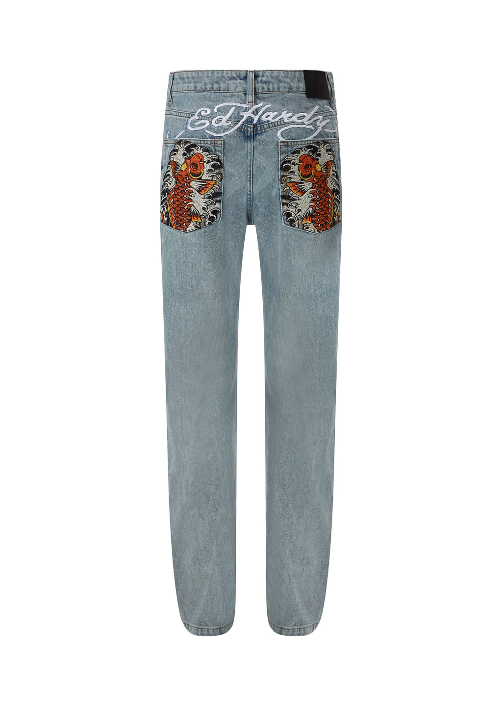 Mens Koi-Merge Denim Trousers Jeans - Blue – Ed Hardy UK